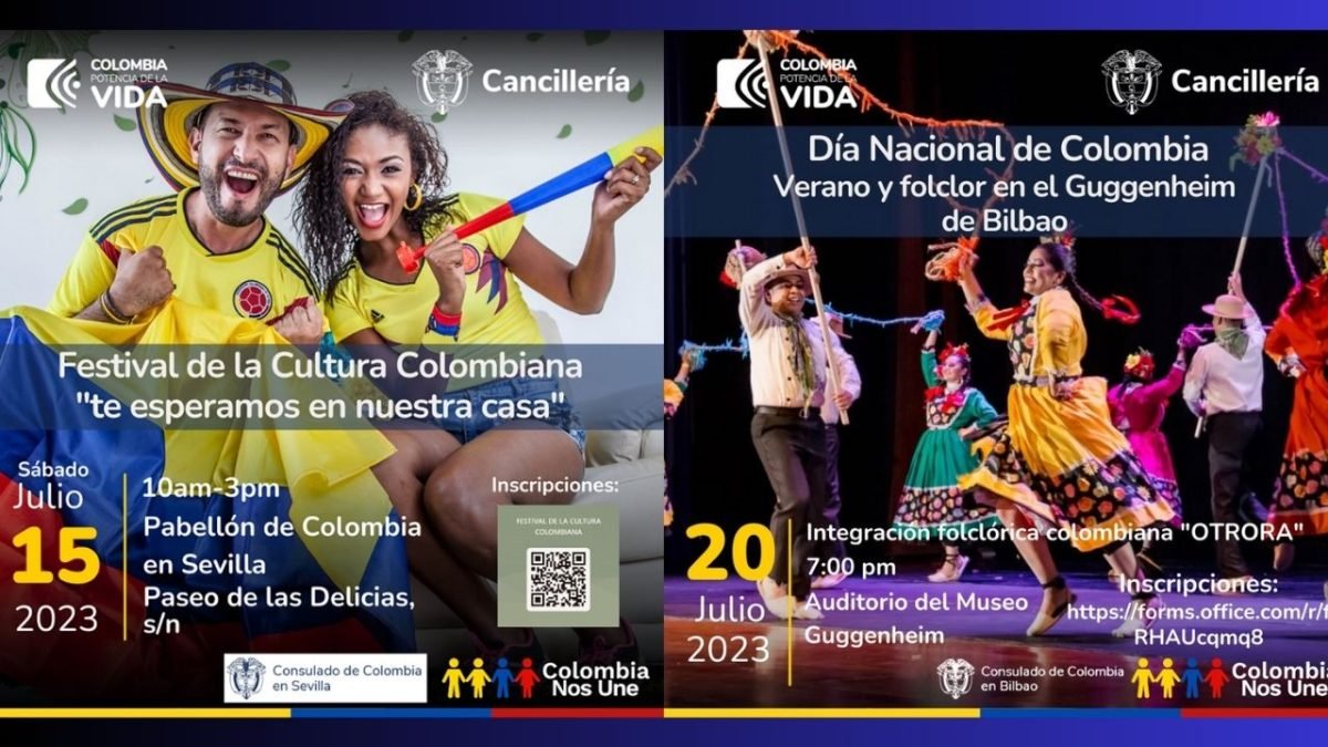 Celebración de la fiesta nacional de Colombia en España